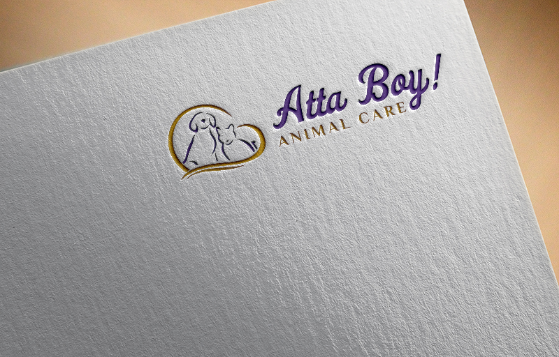 Elegant, Colorful, Pet sitting Logo Design for Atta Boy! Animal Care by ...
