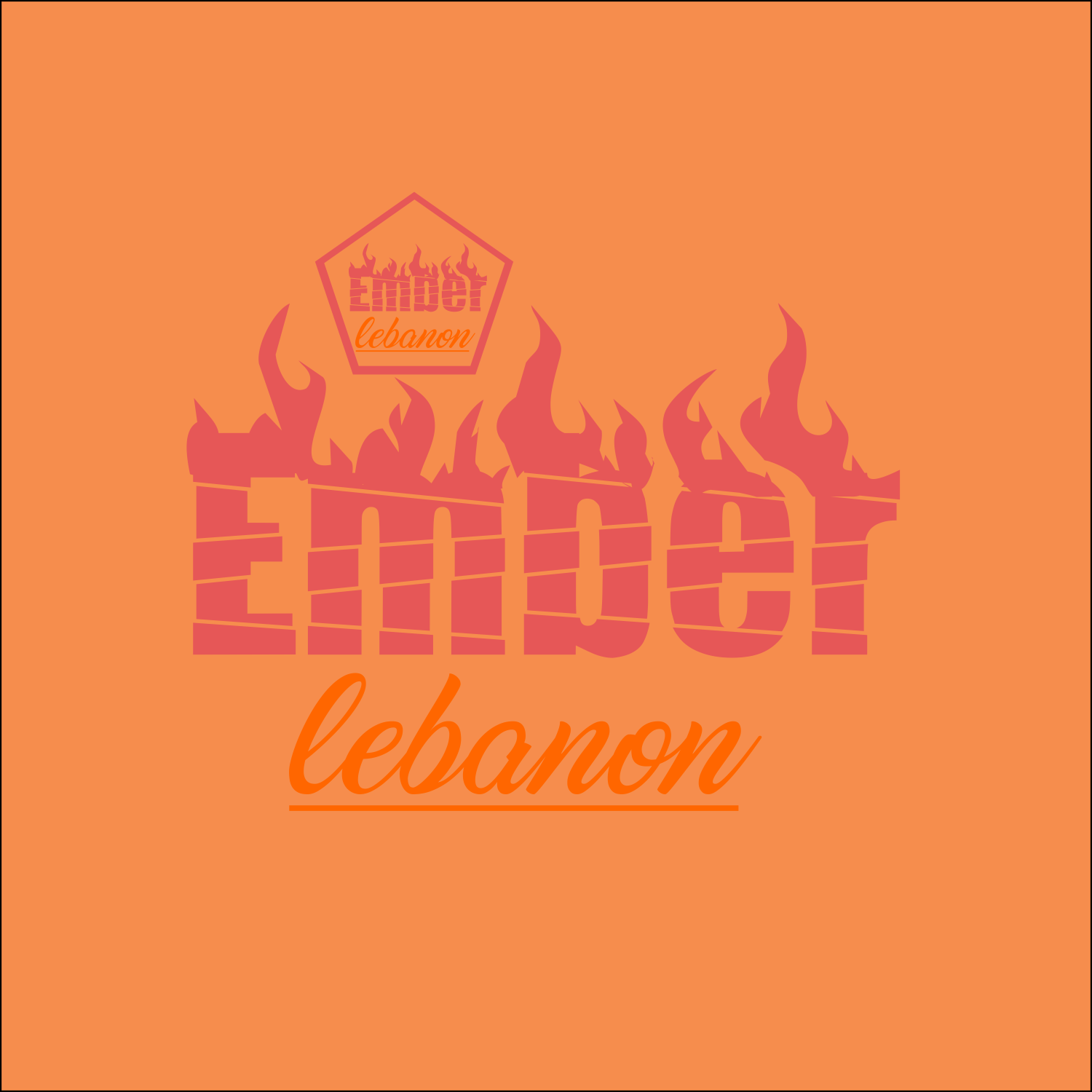 Bold, Playful, Lebanese Restaurant Logo Design for EMBER by handz-03 2 ...