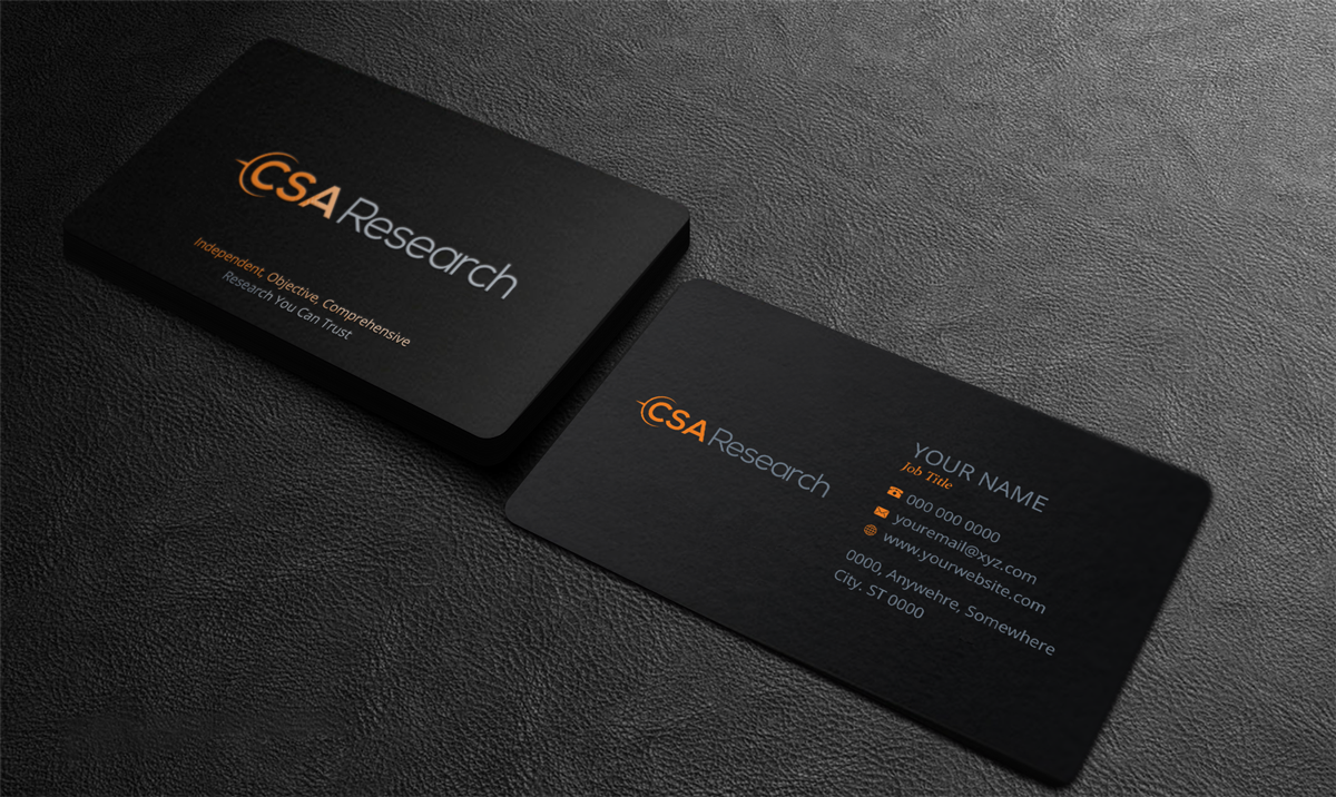 Professional, Conservative Business Card Design for a Company by Riz ...