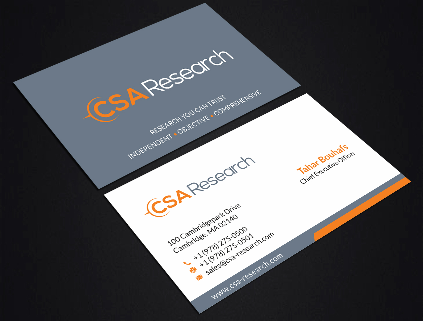 Professional, Conservative Business Card Design for a Company by ...
