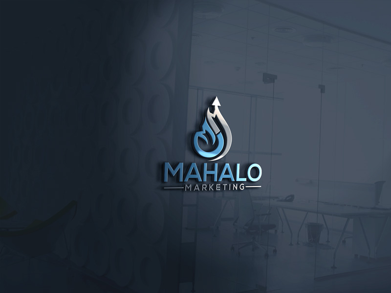 Modern, Elegant, Marketing Logo Design for Mahalo Marketing by Logo Jon ...