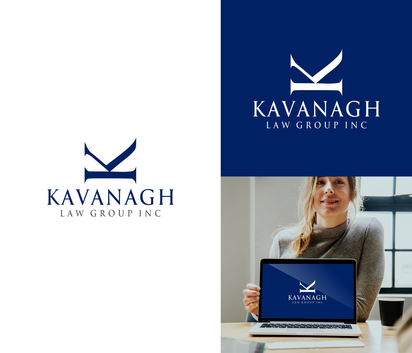 Serious, Elegant, Law Firm Logo Design for Kavanagh Law Group inc. by ...