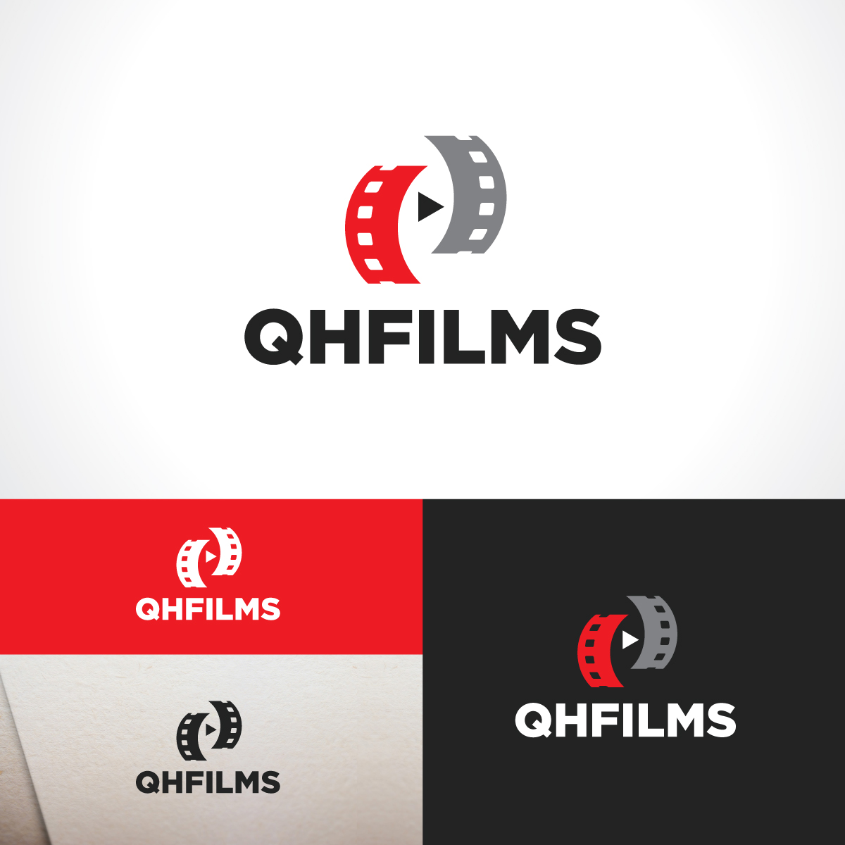 Serious, Professional, Film Production Logo Design for QHFILMS by ...