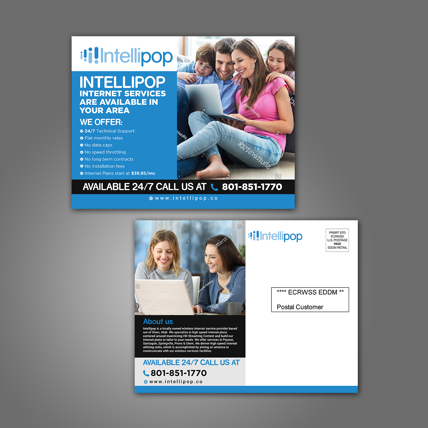 Bold, Playful, Internet Service Provider Flyer Design for a Company by ...