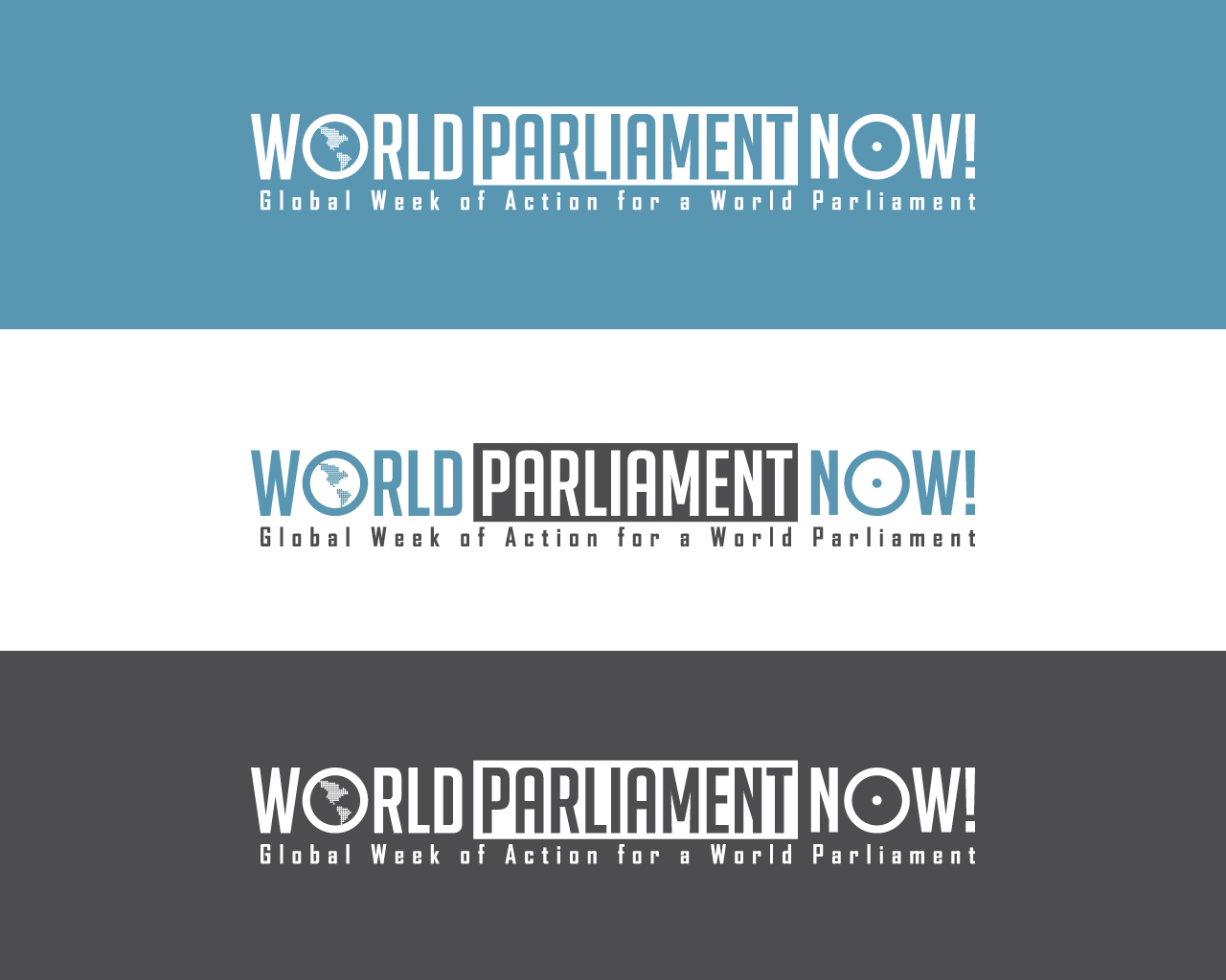Elegant, Playful Logo Design for World Parliament Now! (Global Week of ...