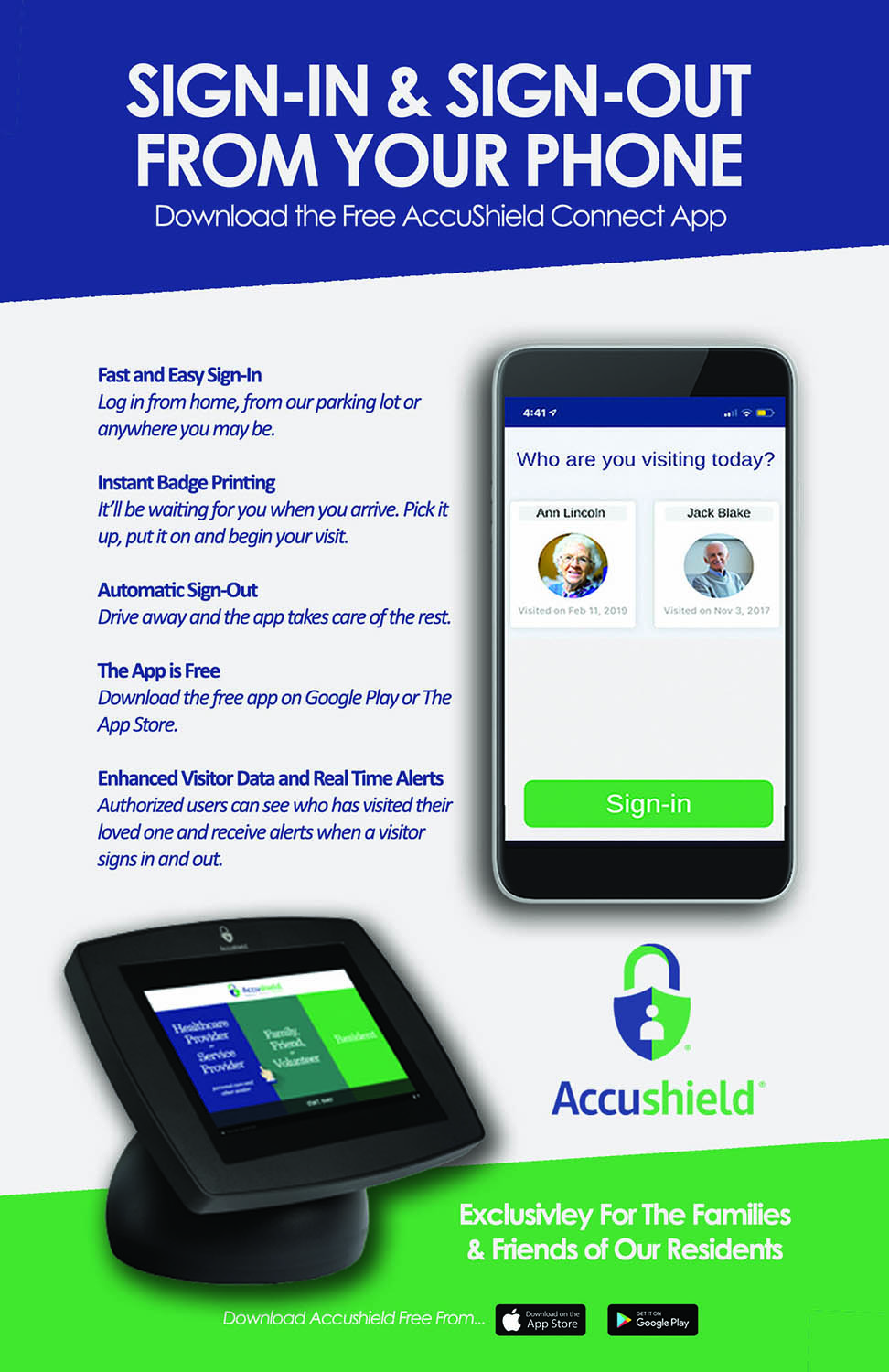 Bold, Playful, Assisted Living Flyer Design for accushield by ericsvaia ...