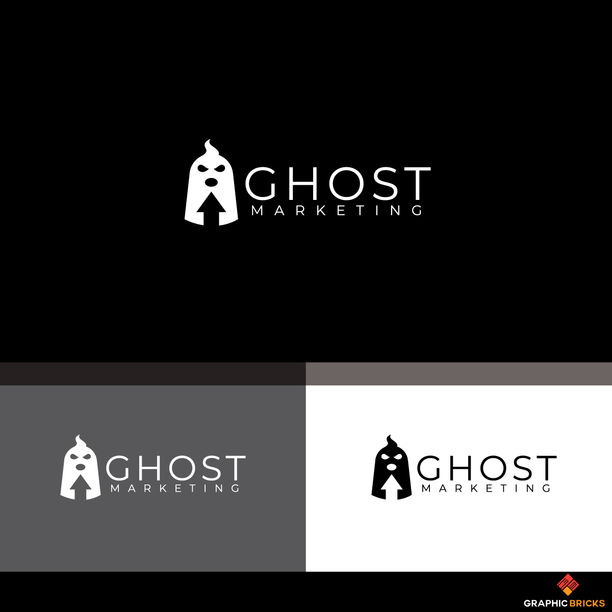 Logo Design for Ghost Marketing by Graphic Bricks | Design #21468307