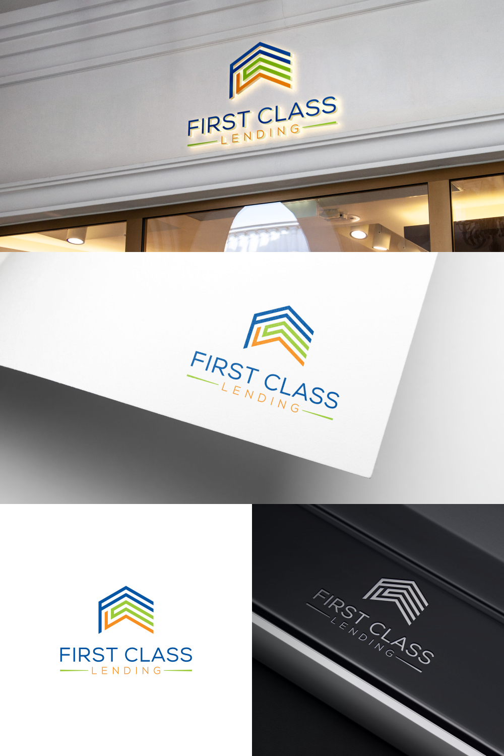 Elegant, Playful Logo Design for First Class Lending by laba tiada ...
