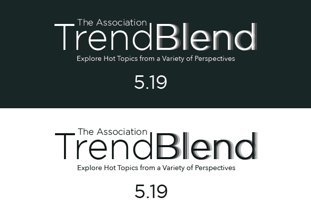 Bold, Modern Logo Design for The Association TrendBlend by Hanna C | Design #21472281