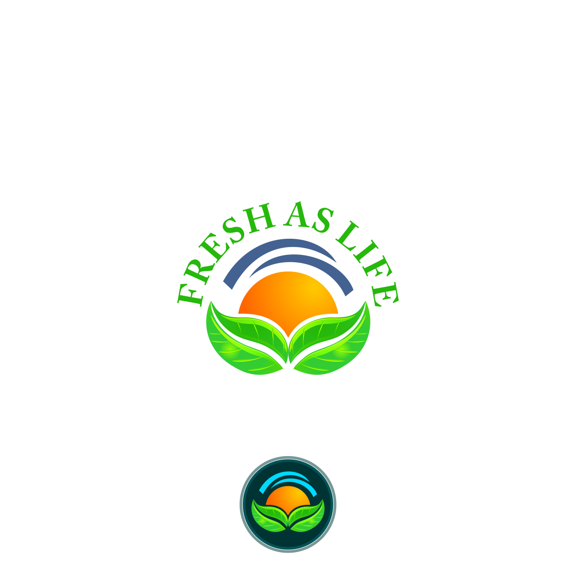 Elegant, Playful, Health And Wellness Logo Design for Fresh As Life by ...