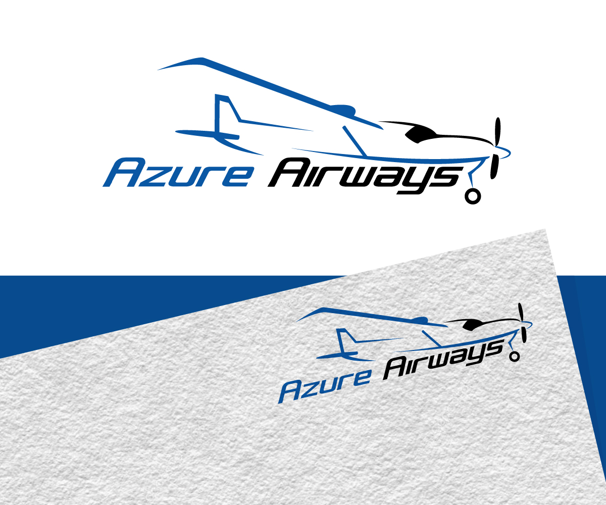 Masculine, Modern Logo Design for Azure Airways by Jay Design | Design ...