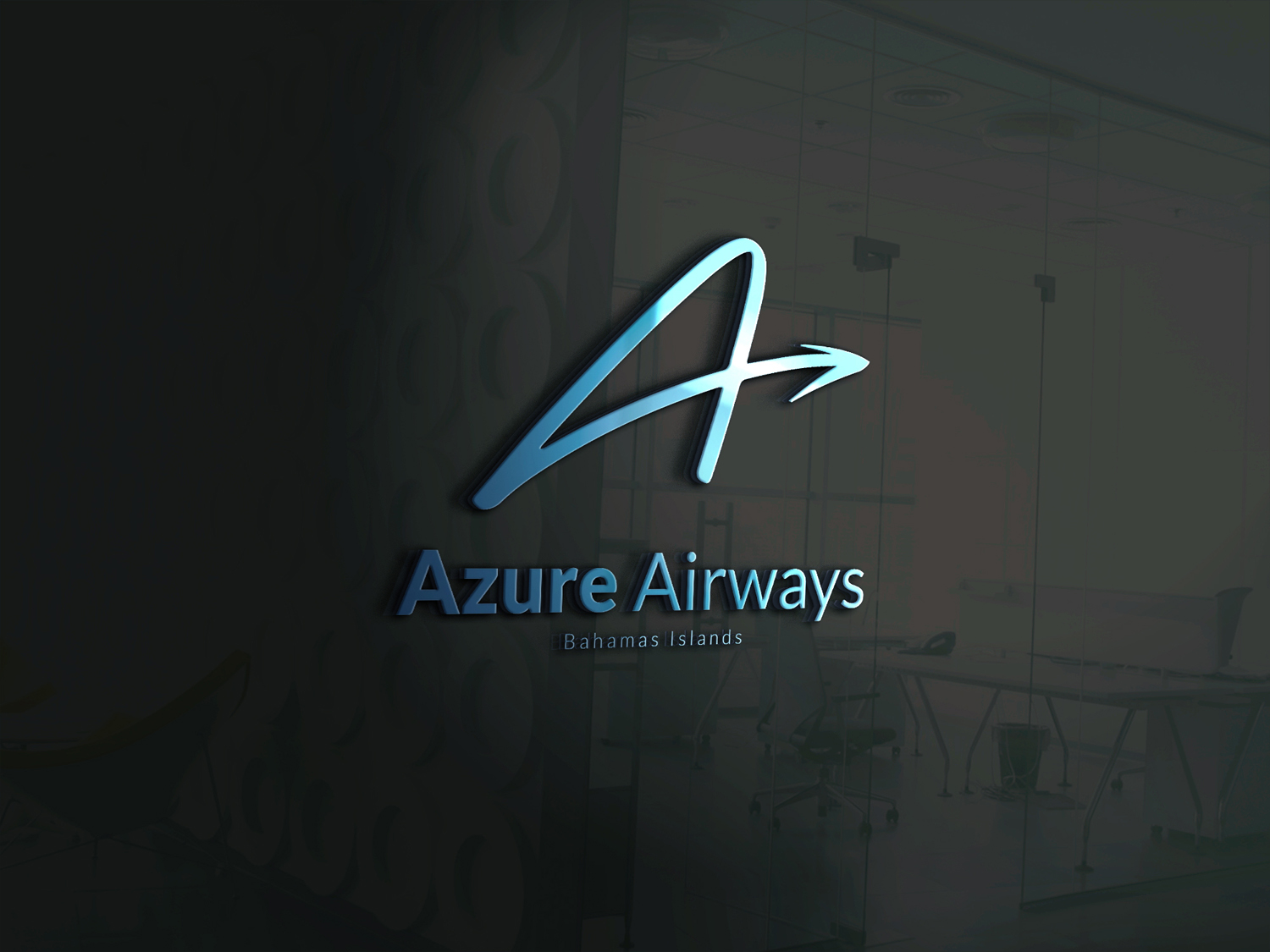 Masculine, Modern Logo Design for Azure Airways by Roger B. | Design ...