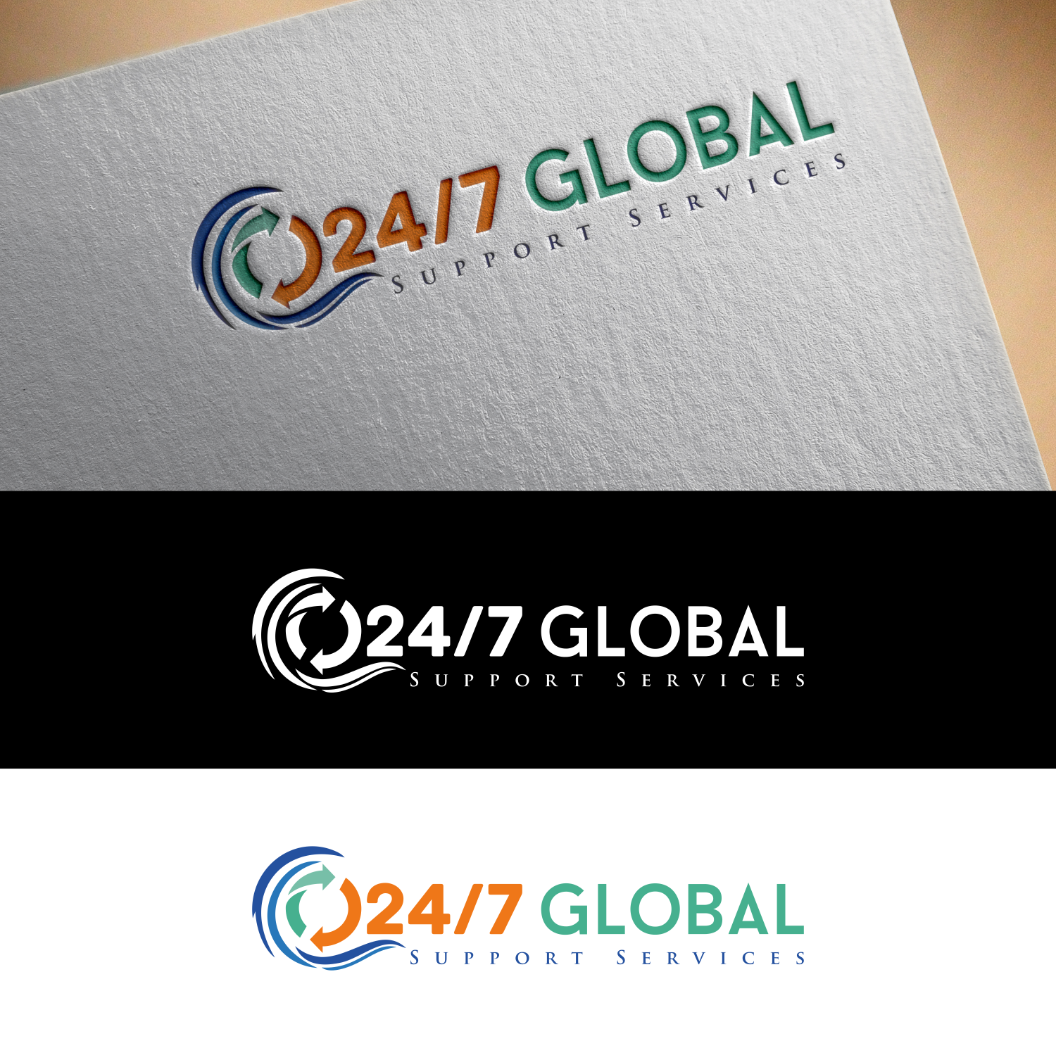 Modern, Bold, Virtual Assistant Logo Design for 24/7 Global Support by ...