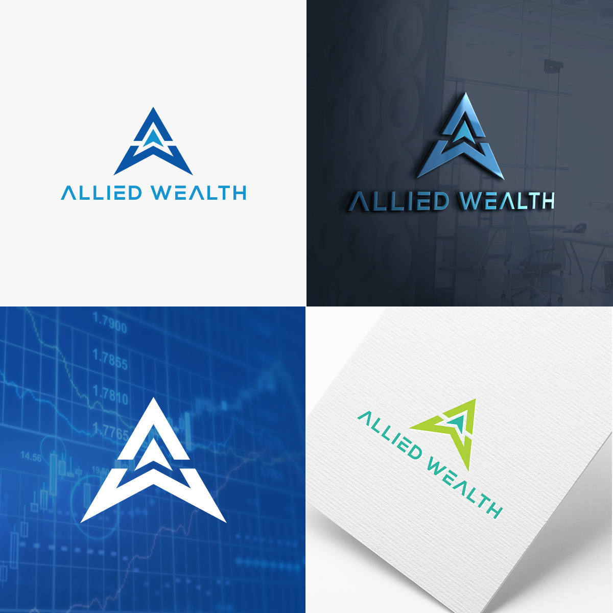Upmarket, Modern, Financial Planning Logo Design for Allied Wealth by ...