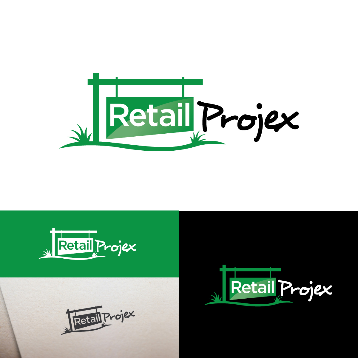 Professional, Upmarket, Property Logo Design for Retail Projex by ...