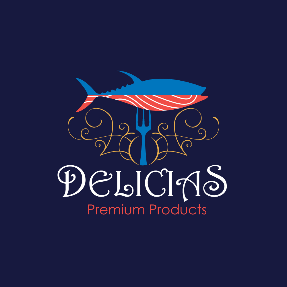 Elegant, Playful, Food Service Logo Design for Delicias- Premium Products by Kreative Fingers ...