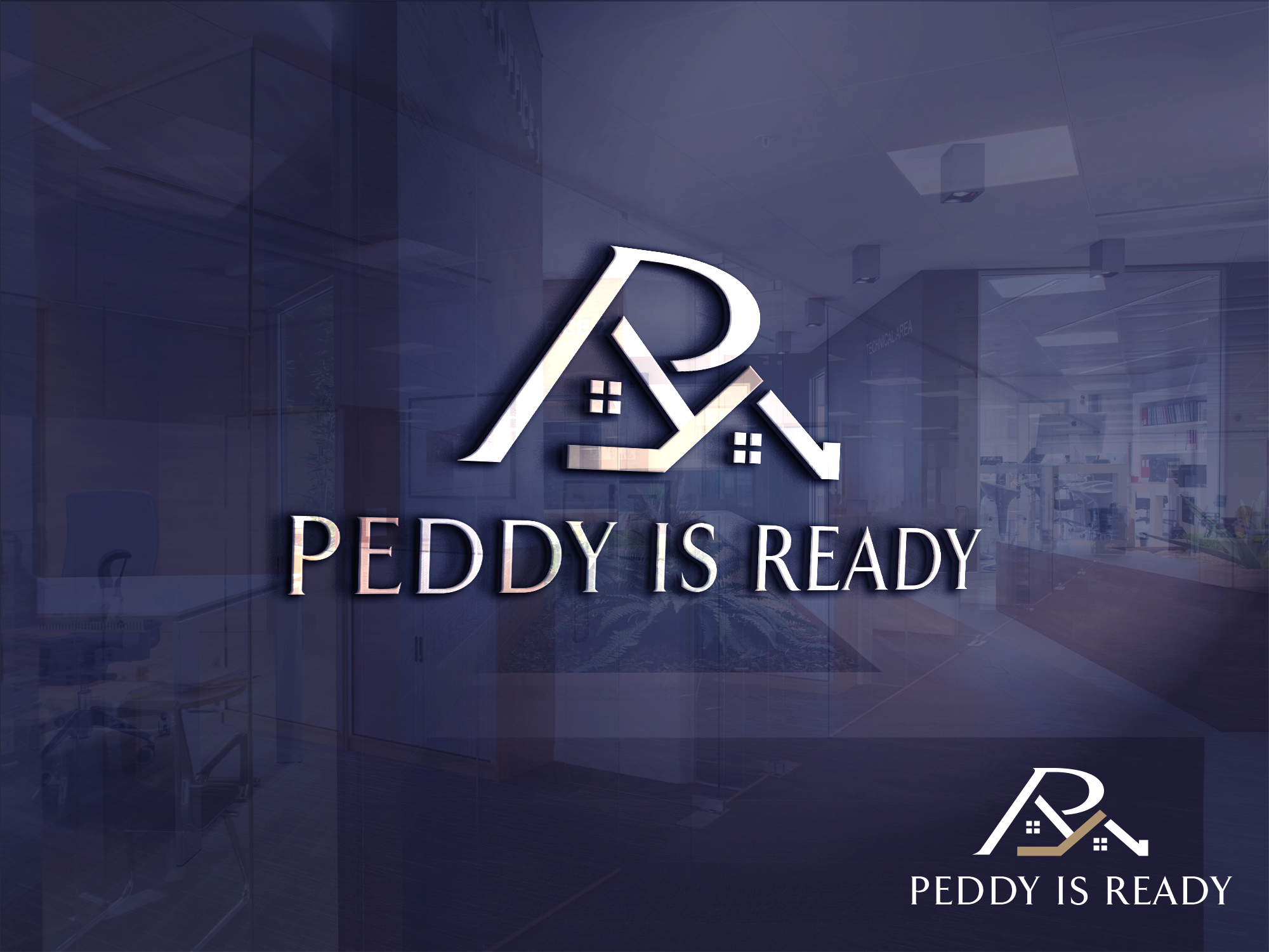 Upmarket, Elegant, Real Estate Agent Logo Design for Peddy is Ready by ...