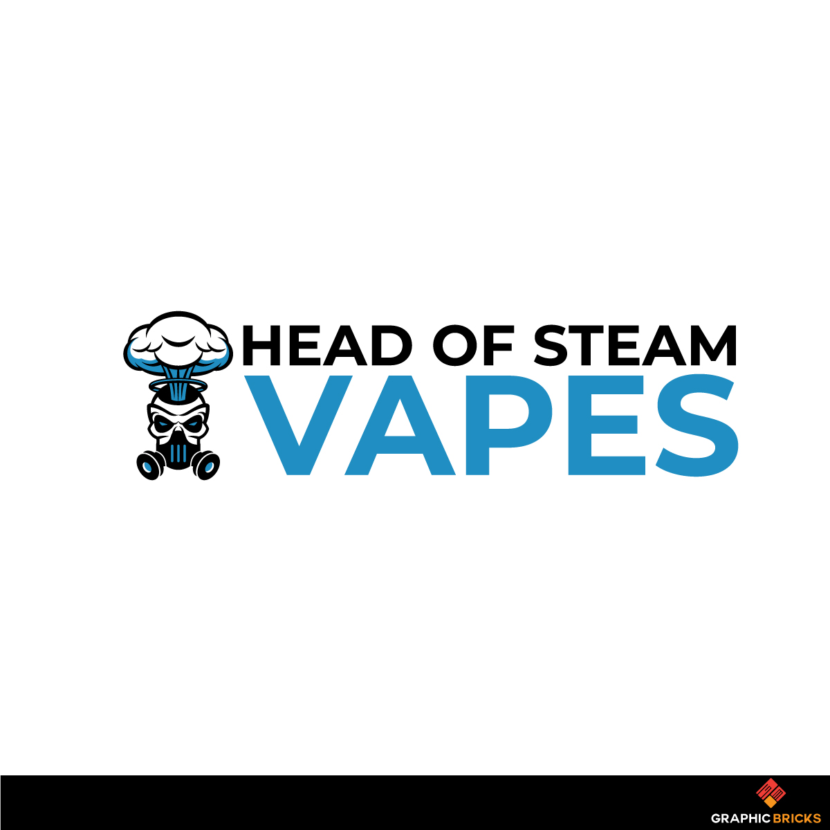 Elegant, Playful Logo Design for HEAD OF STEAM VAPES by Graphic Bricks ...