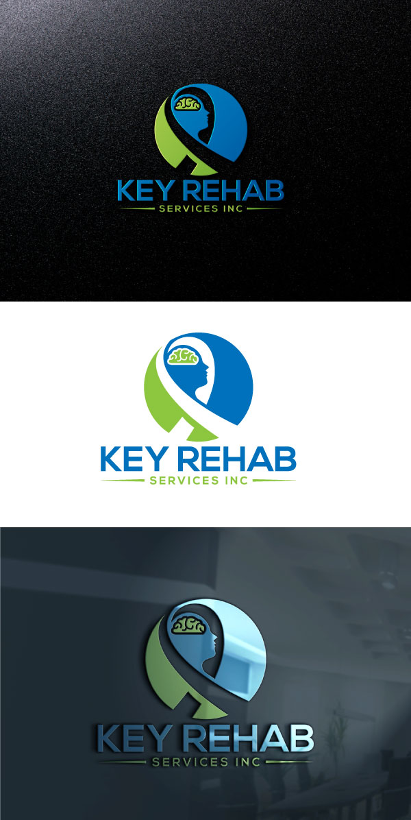 Modern, Upmarket, Healthcare Logo Design for Key Rehab Services Inc ...