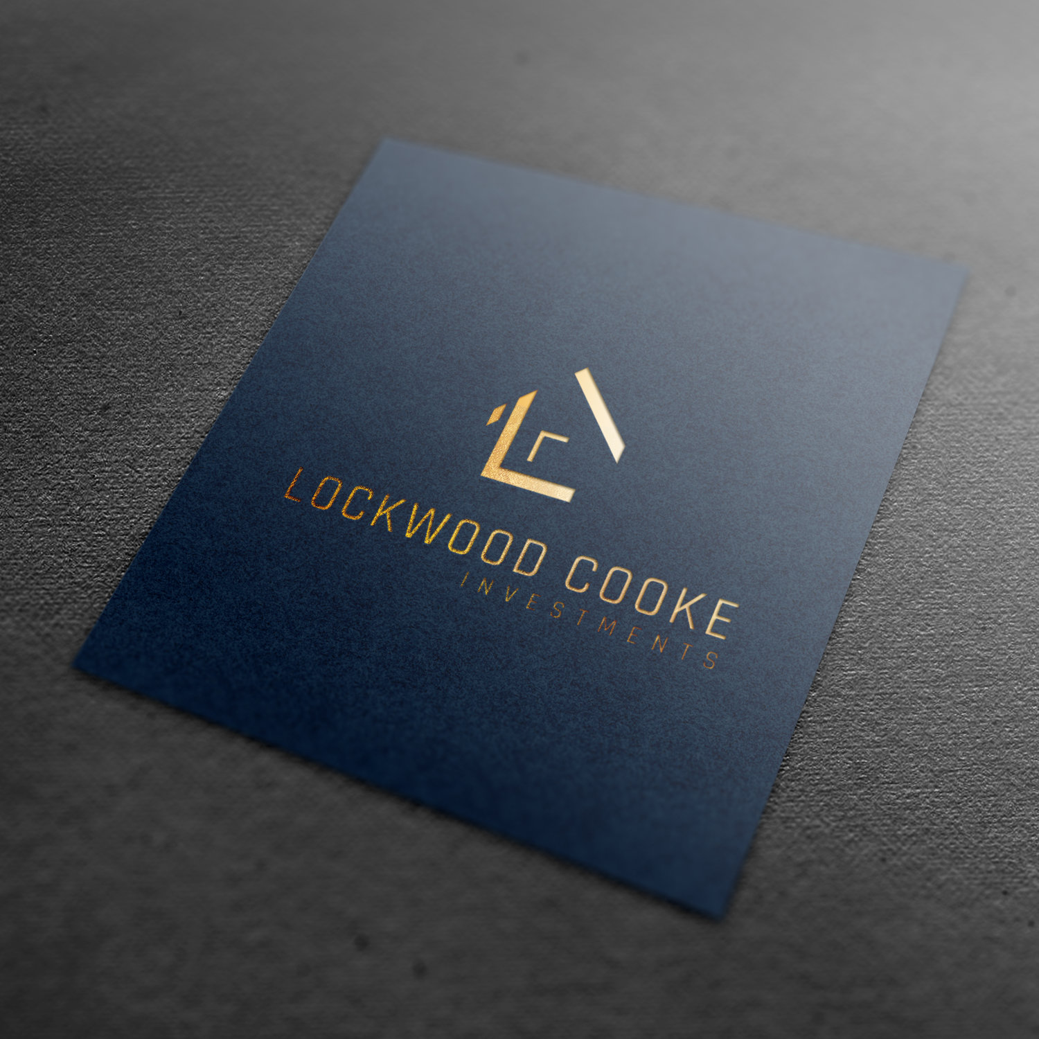 Serious, Elegant Logo Design for Lockwood Cooke Investments by Paperfox ...