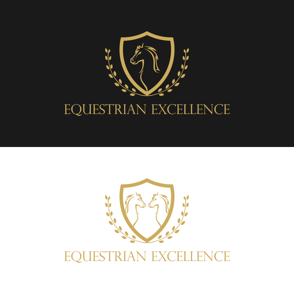 Logo Design for Equestrian Excellence by laba tiada henti | Design ...