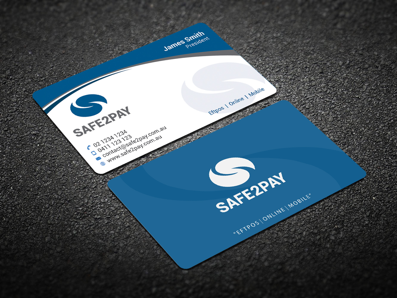 Serious, Modern, Fintech Business Card Design for Safe2Pay by ...