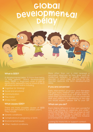 Global Developmental Delay Awareness Day Poster | 14 Graphic Designs for Davies Metalcraft