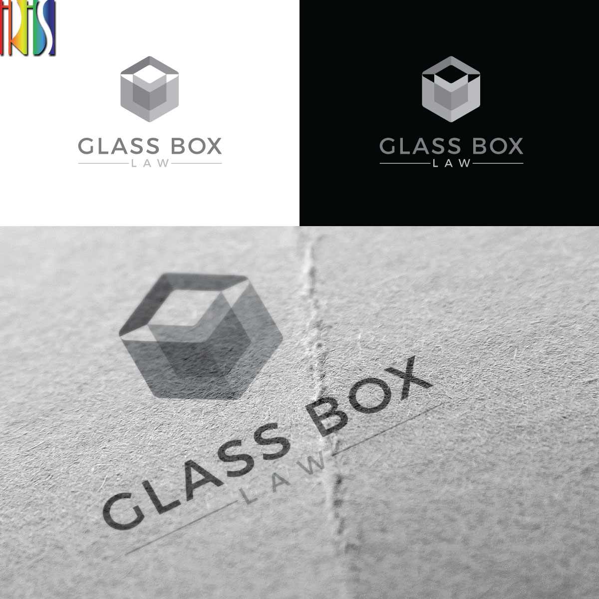 Elegant, Modern Logo Design for Glass Box Law by Iris 3 | Design #21567077