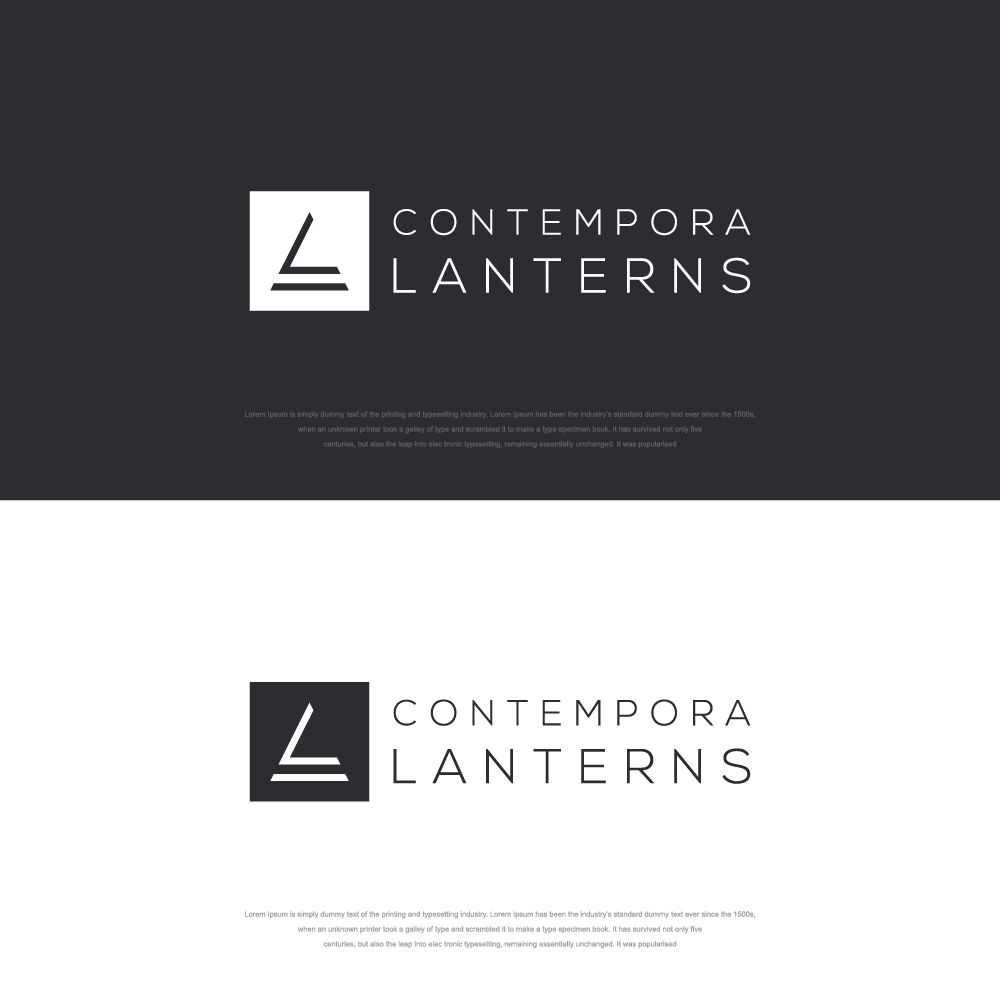 Modern, Professional, Lighting Fixture Logo Design for Contempora ...