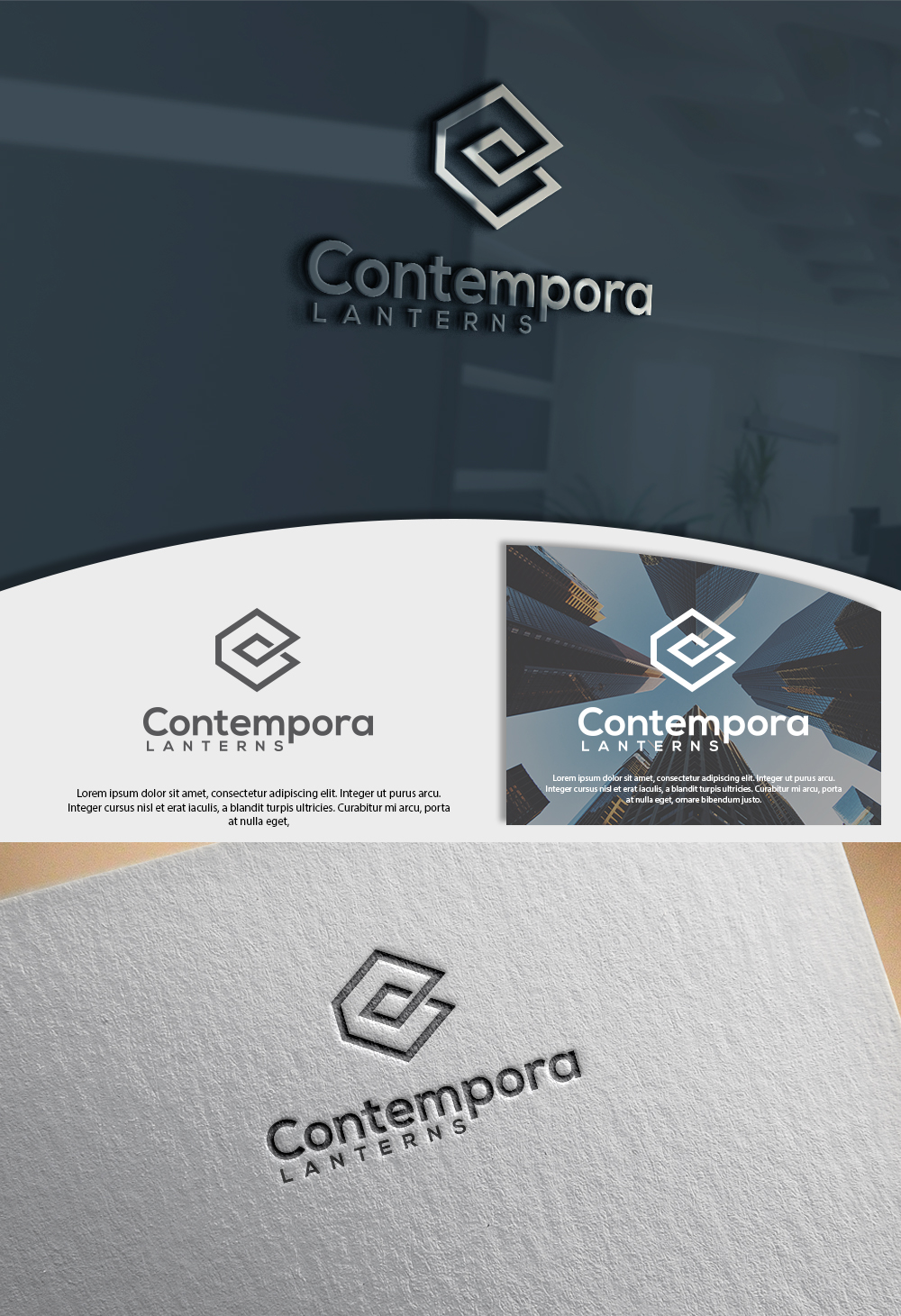 Modern, Professional, Lighting Fixture Logo Design for Contempora ...