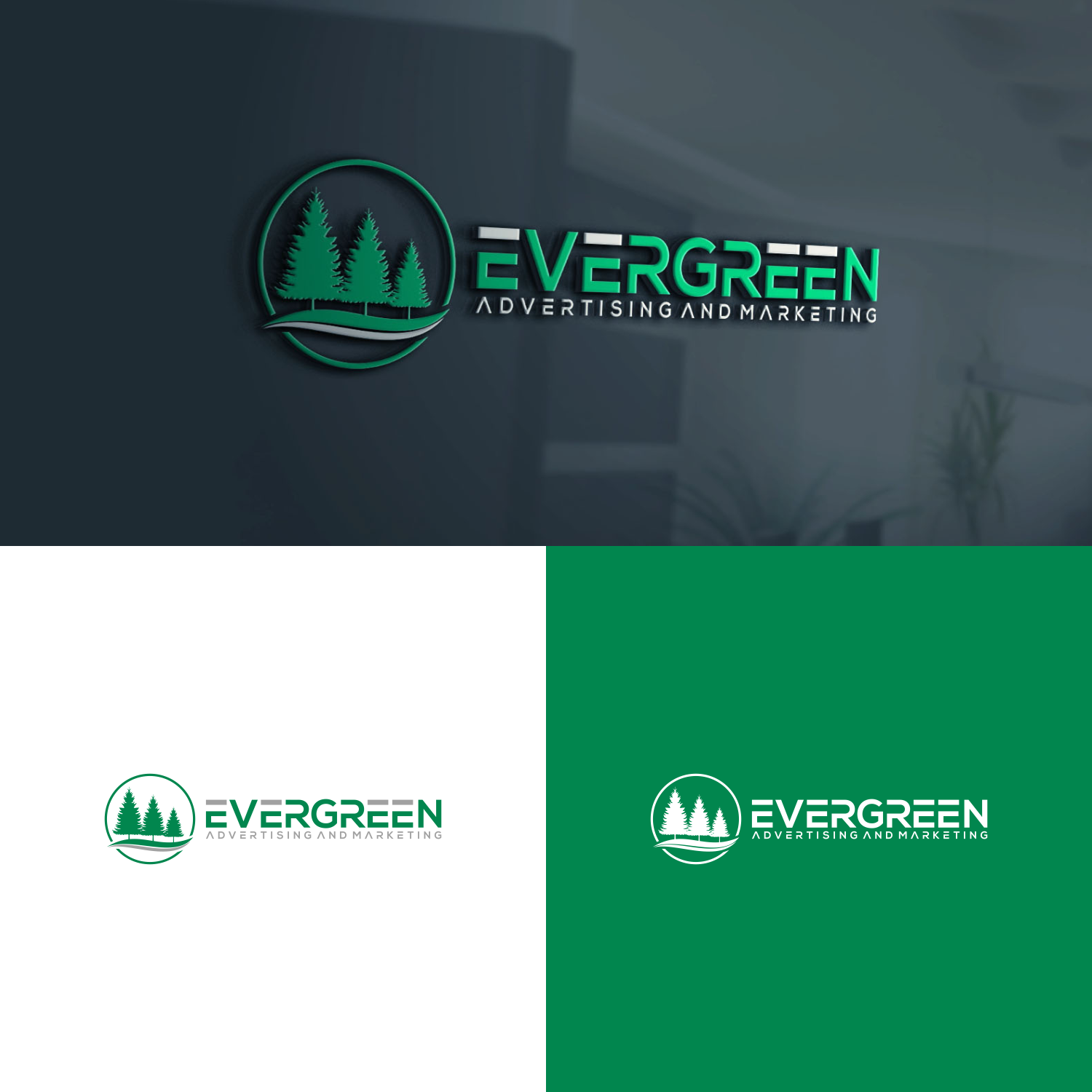 Logo Design for Evergreen Advertising and Marketing by tejo | Design ...