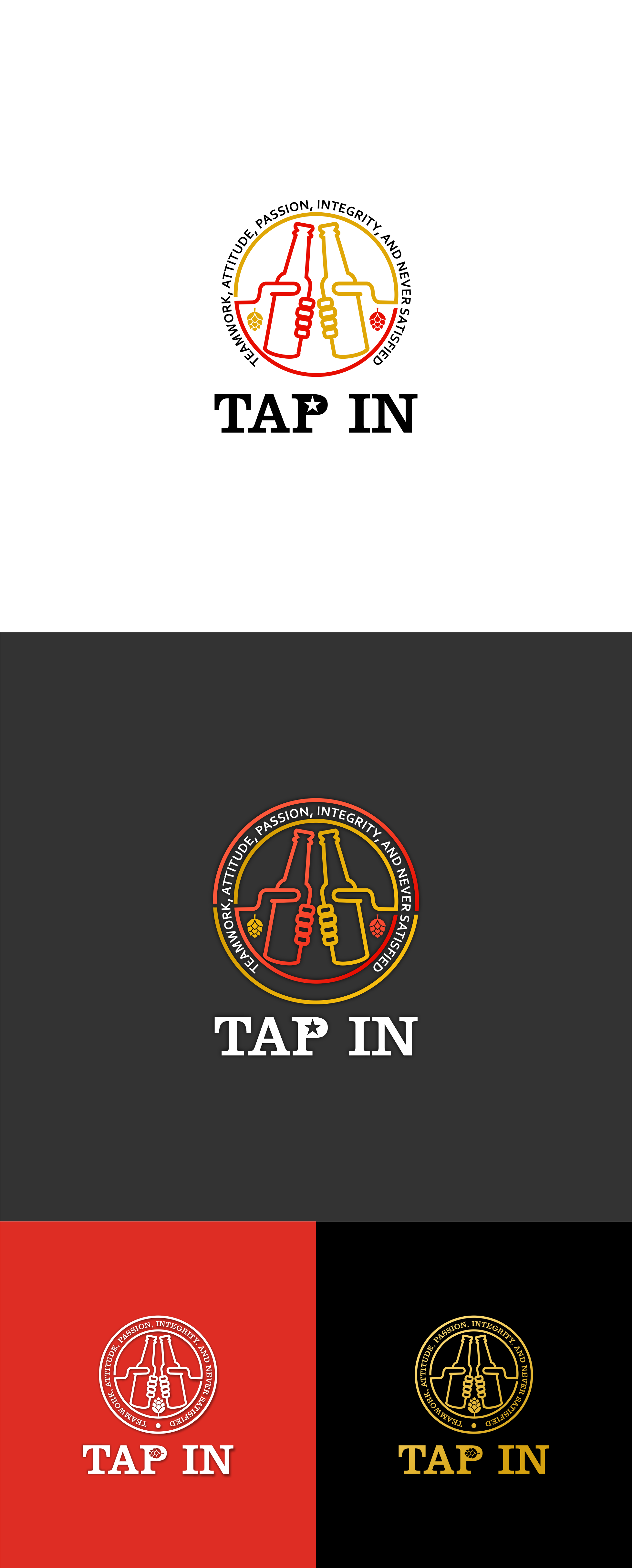 Masculine, Elegant Logo Design for TAP IN by mike edan | Design #22982335