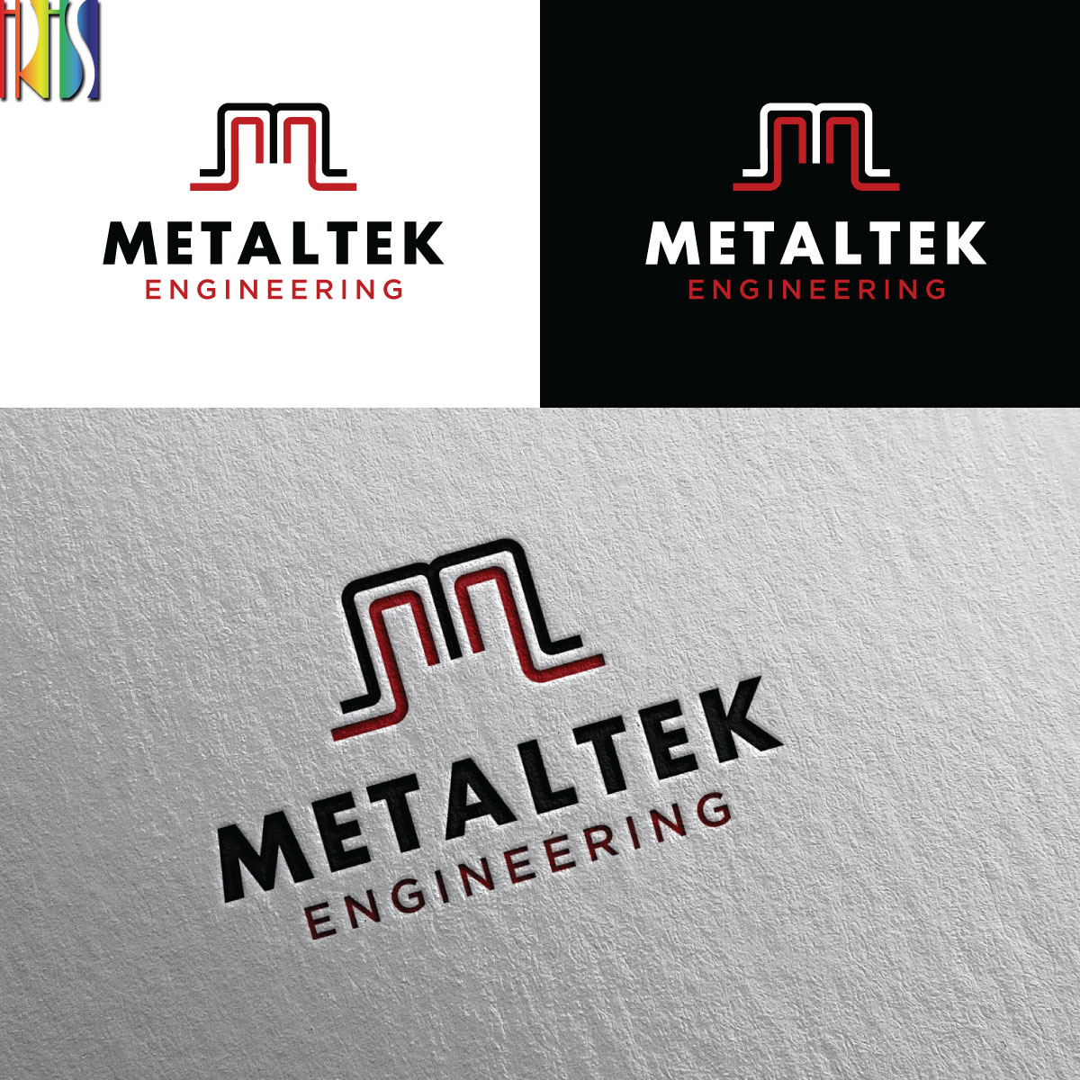 Bold, Serious, Engineering Logo Design for METALTEK Engineering by Iris ...