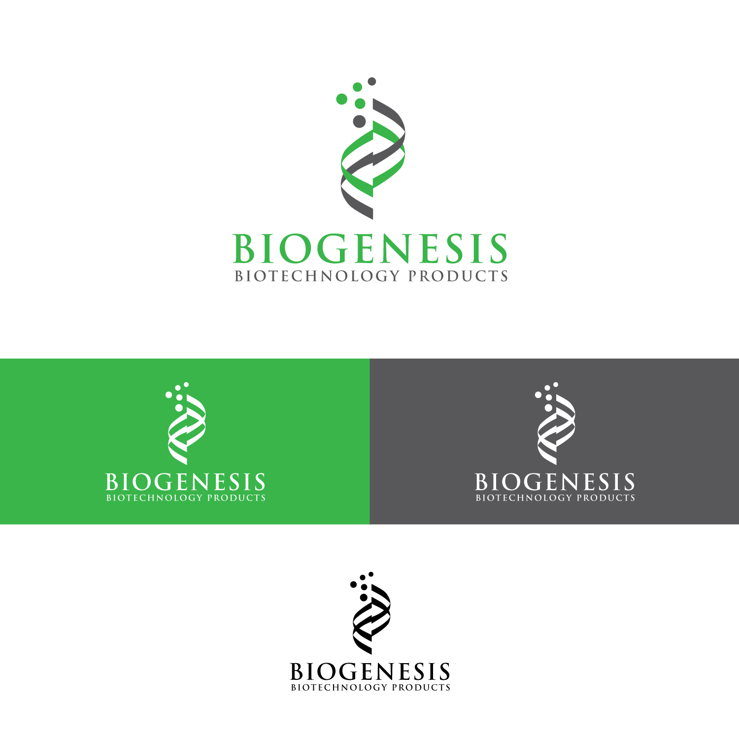 Modern, Upmarket Logo Design for Biogenesis, biotechnology products by ...