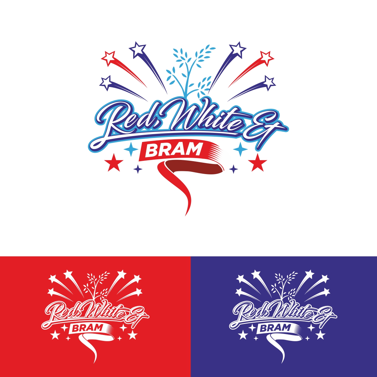Colorful, Playful Logo Design for Red, White & Bram by Kreative Fingers ...