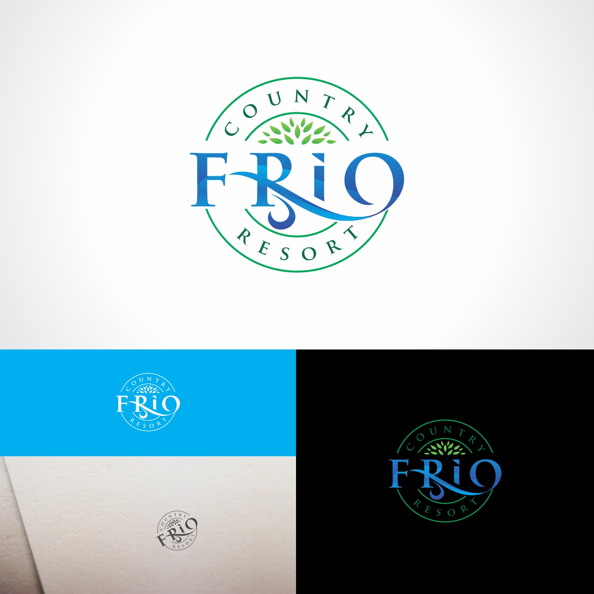 Elegant, Playful Logo Design for Frio Country Resort by Kreative ...