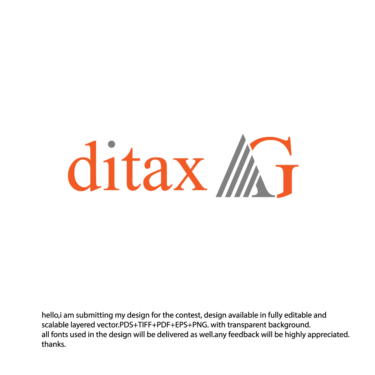 Elegant, Modern Logo Design for ditax AG by Atom_Art | Design #21668146