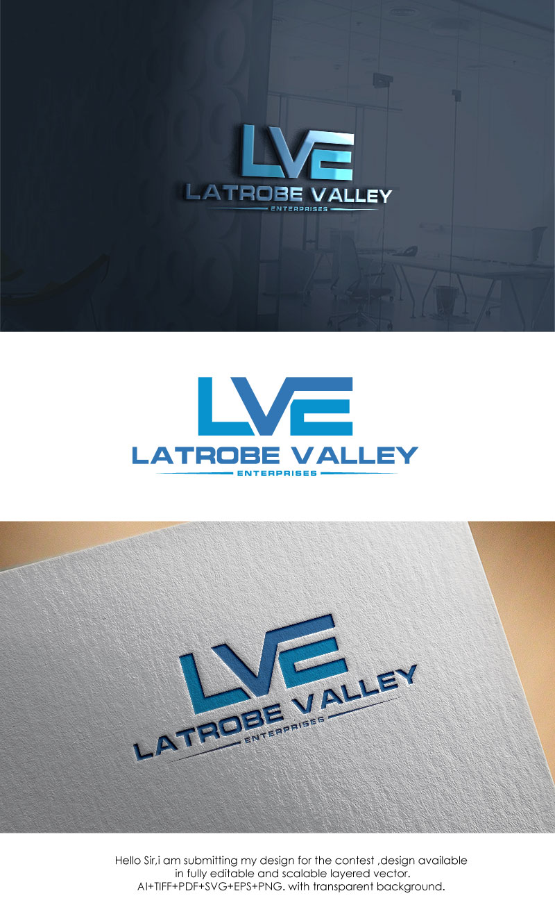 Bold, Modern Logo Design for LVE Latrobe Valley Enterprises by Easin ...