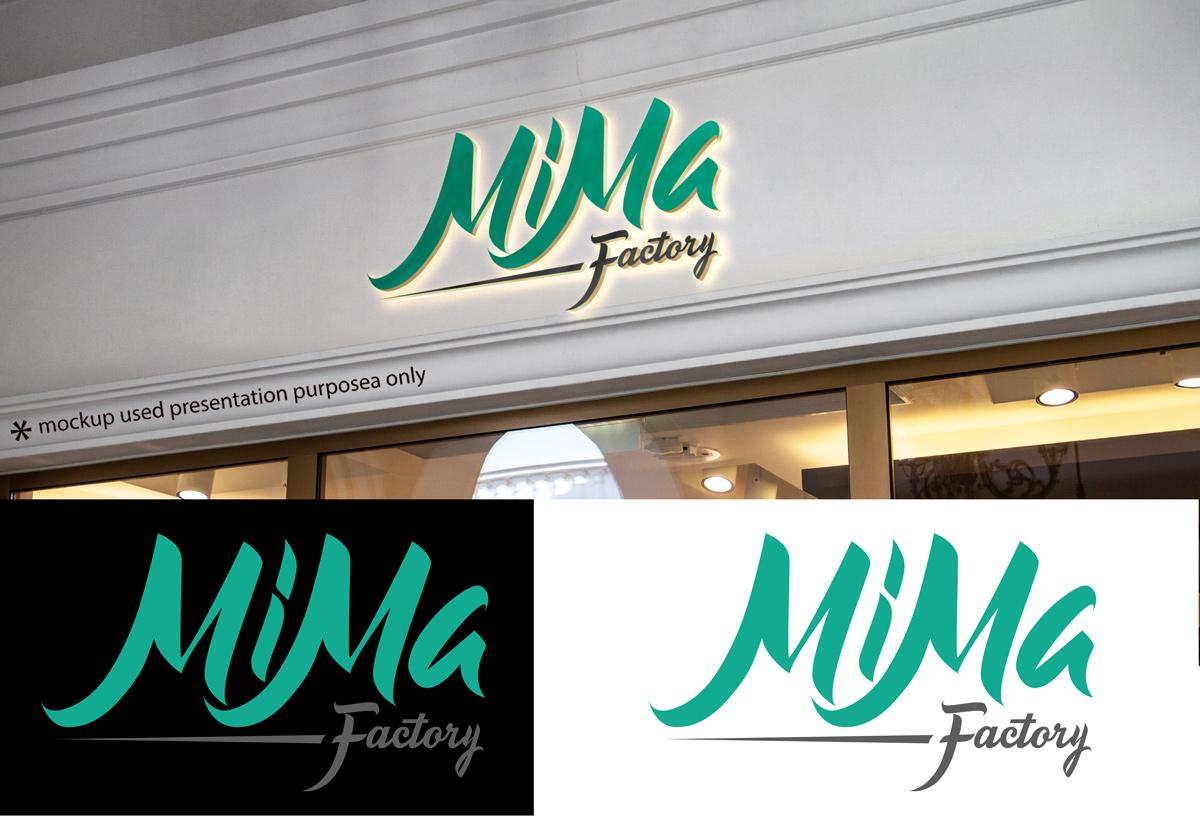 Modern, Upmarket Logo Design for MiMa Factory by Juli creation | Design ...