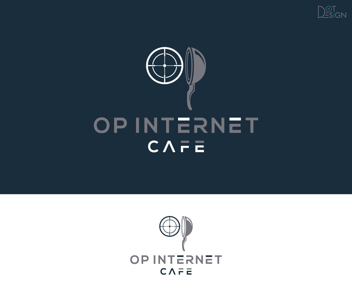 Elegant, Playful Logo Design for OP Internet Cafe by Dot Design 3 ...