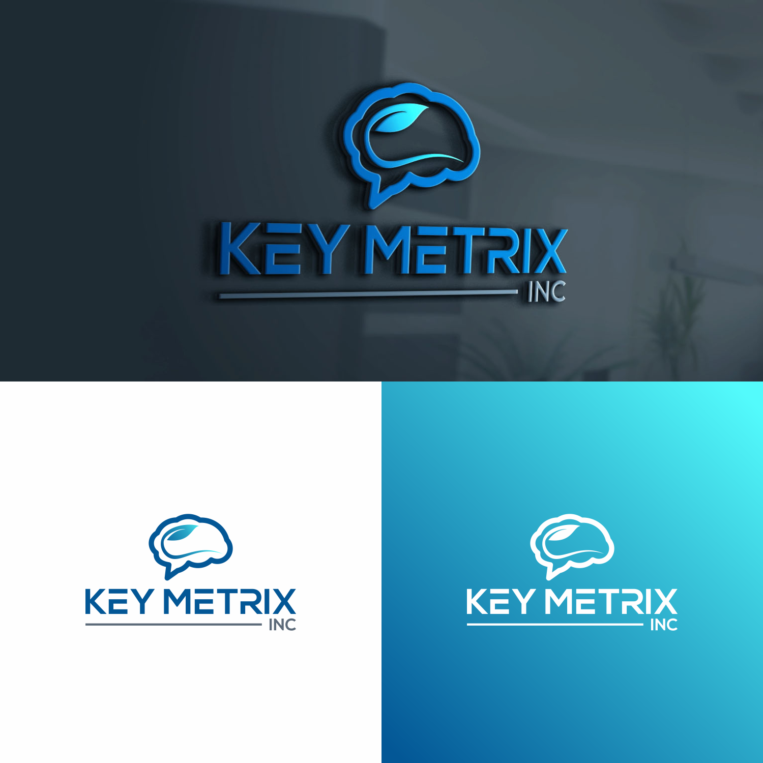 Modern, Professional Logo Design for Key Metrix Inc. or simply Key ...