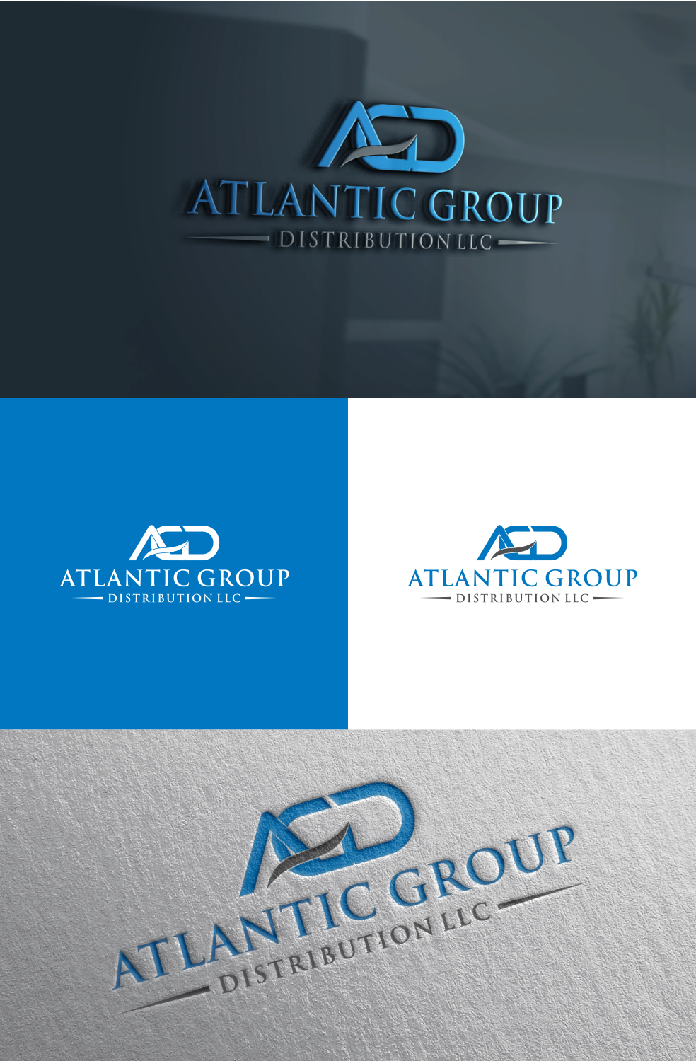 Logo Design for Atlantic Group Distribution LLC by suthita 2 | Design ...