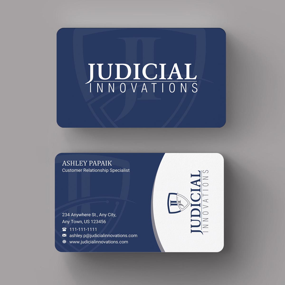 Bold, Professional, Government Office Business Card Design for a ...