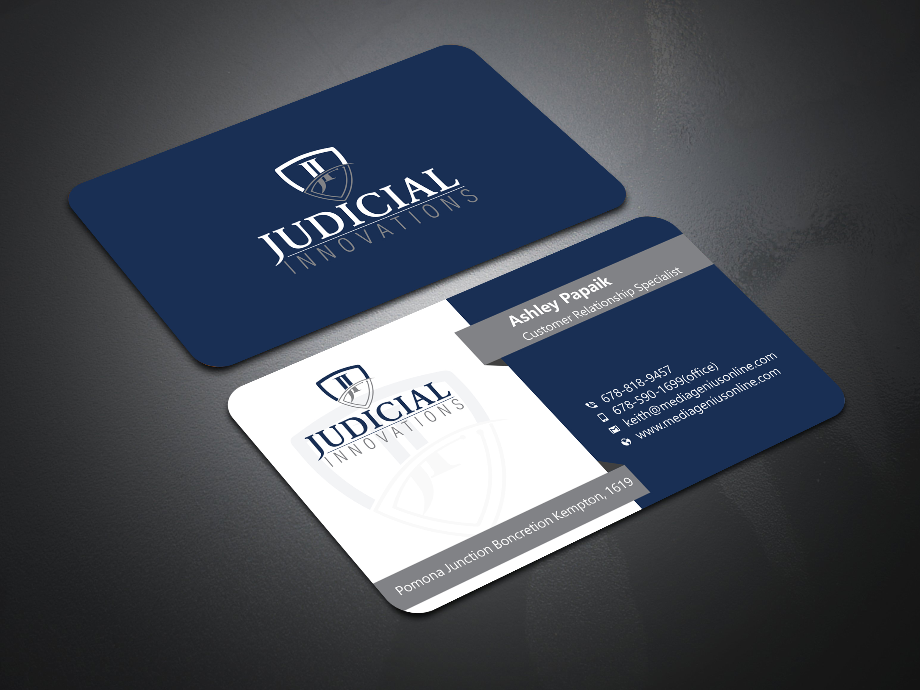 Bold, Professional, Government Office Business Card Design for a ...