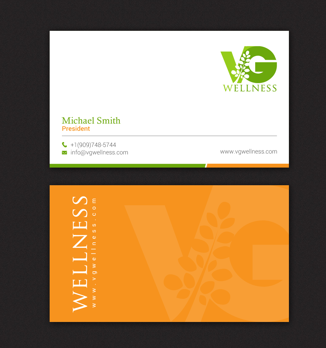 Playful, Traditional, Health And Wellness Business Card Design for VG ...