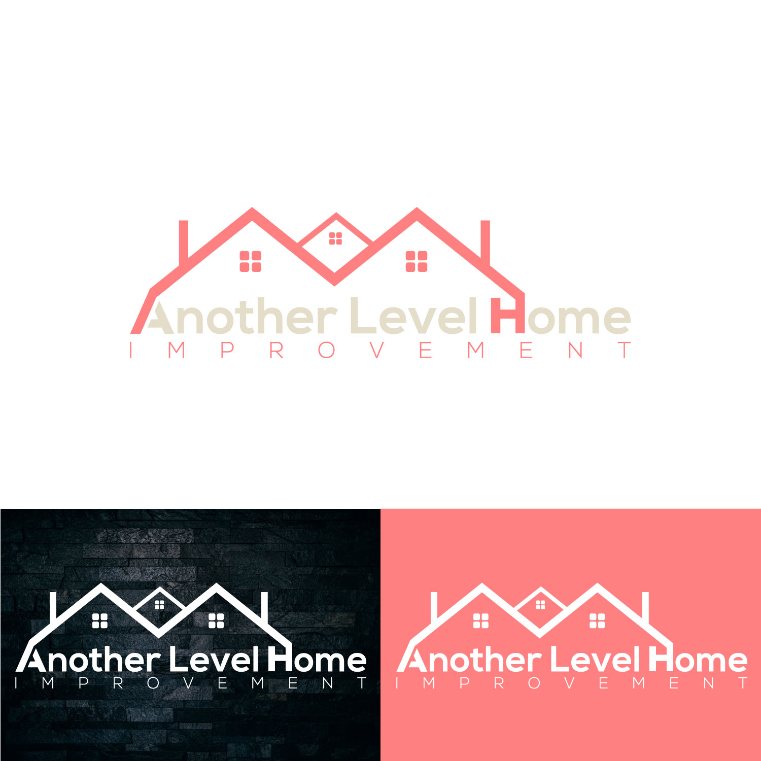 Professional, Bold, Home Improvement Logo Design for Another Level Home ...