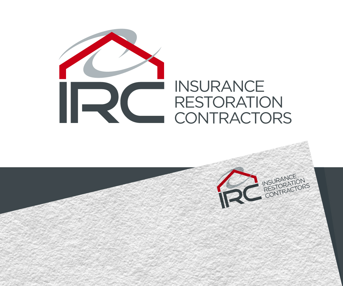Modern, Masculine, Construction Company Logo Design for IRC INSURANCE ...