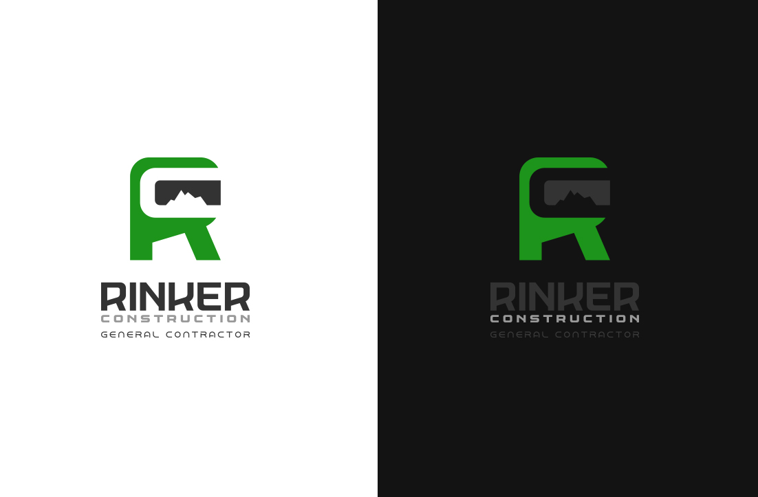 Logo Design for Rinker Construction by GLDesigns | Design #21731803