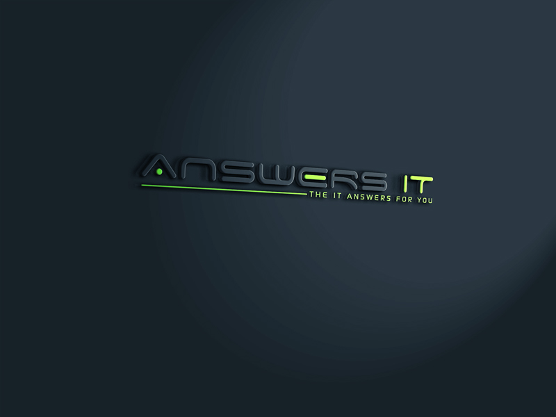 Professional, Masculine Logo Design for answers IT by mdrh | Design ...