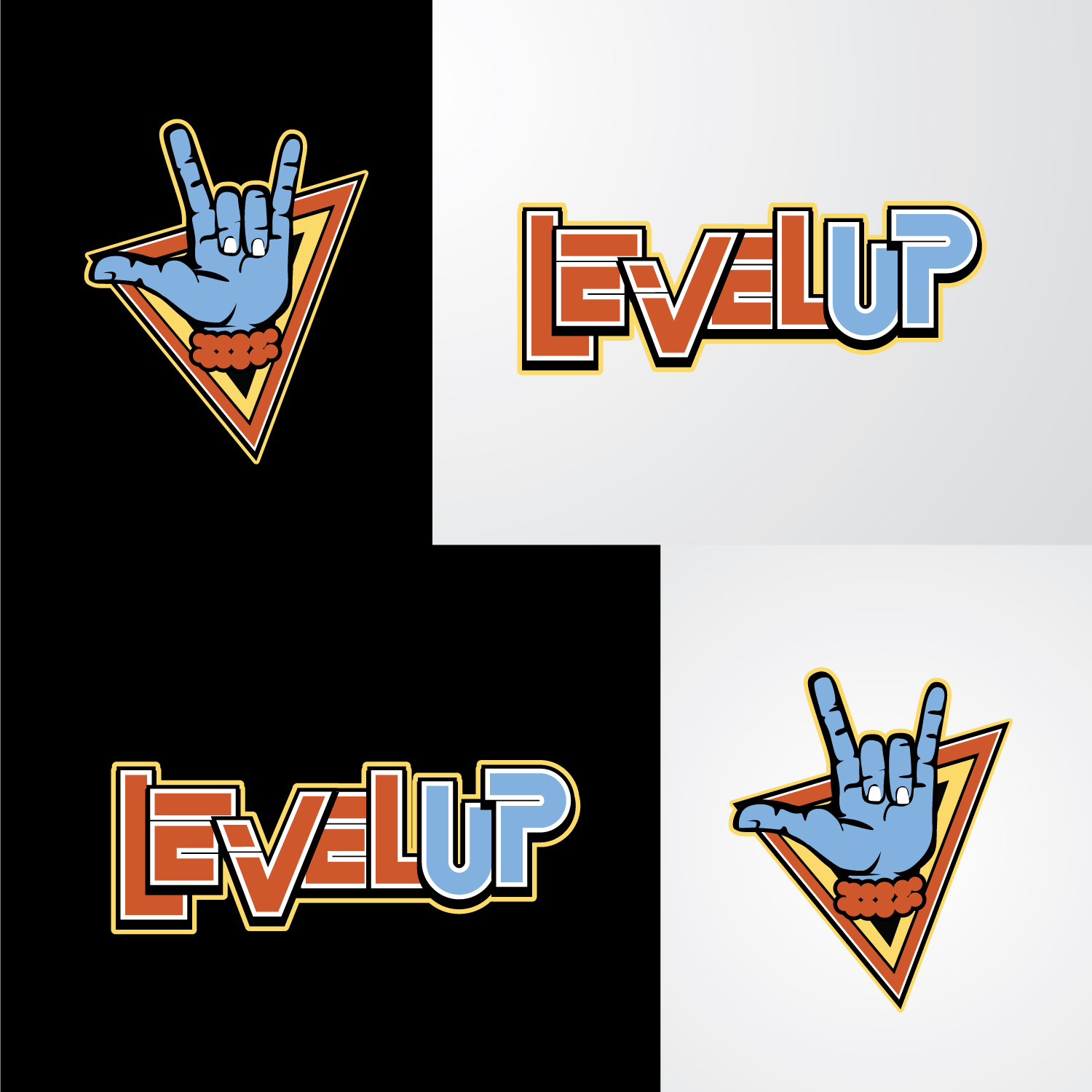 Colorful, Playful, Entertainment Industry Logo Design for (LEVEL UP ...